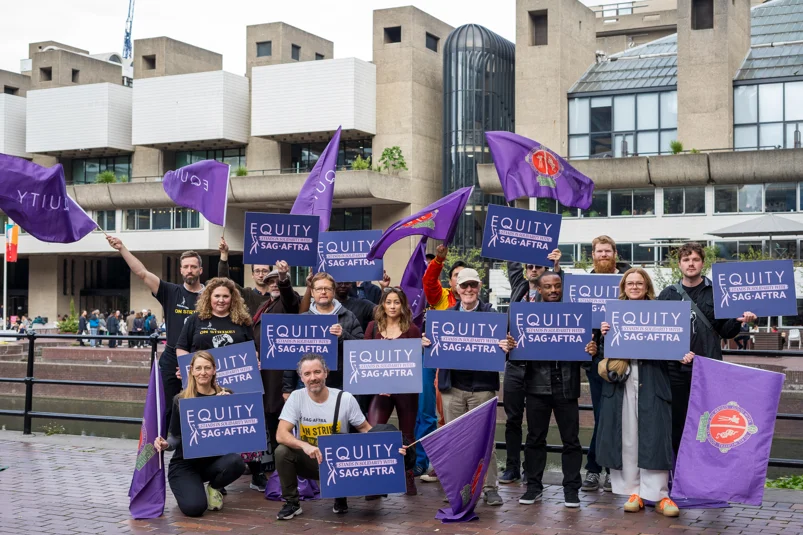 Equity solidarity rally with SAG-AFTRA at UK games industry AGM | Equity